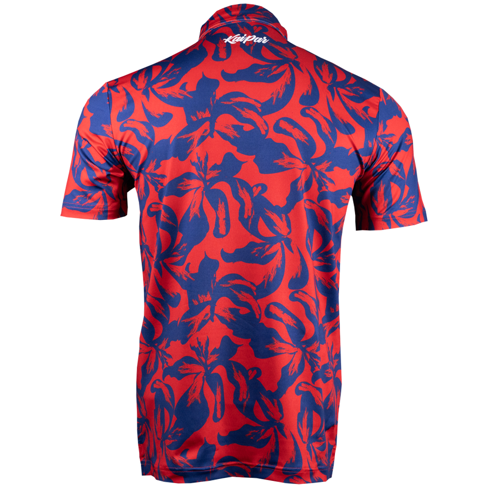 Pele Golf Polo | Hawaiian Golf Shirts | Kaipar Clothing | Crazy Golf Shirts