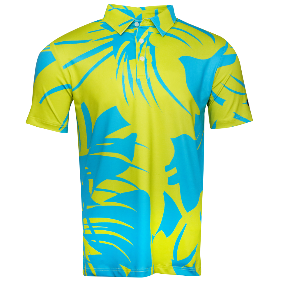 Sunset Golf Polo | Hawaiian Golf Shirts | Kaipar Clothing | Crazy Golf ...