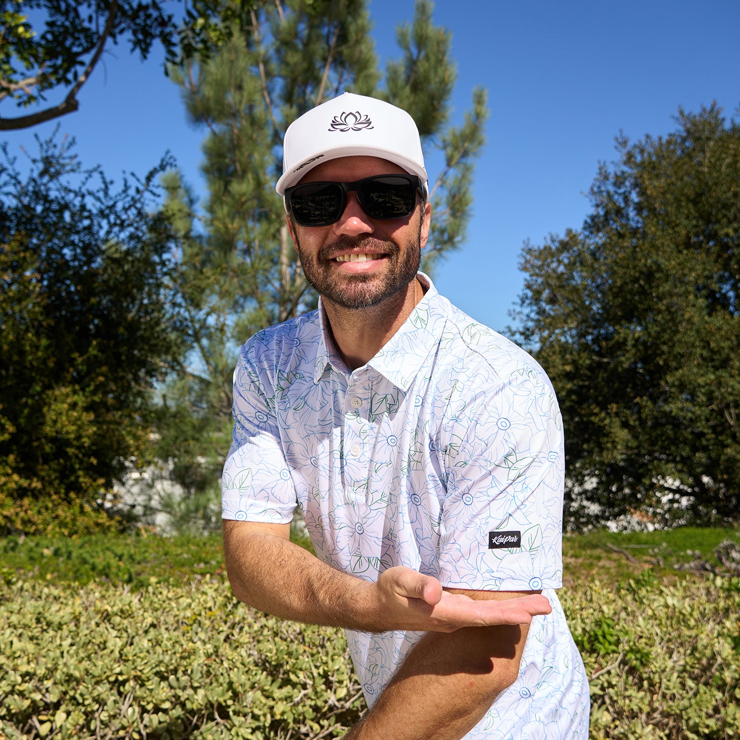 Ocean Whisper Polo | Hawaiian Golf Shirts | Kaipar Clothing | Crazy ...