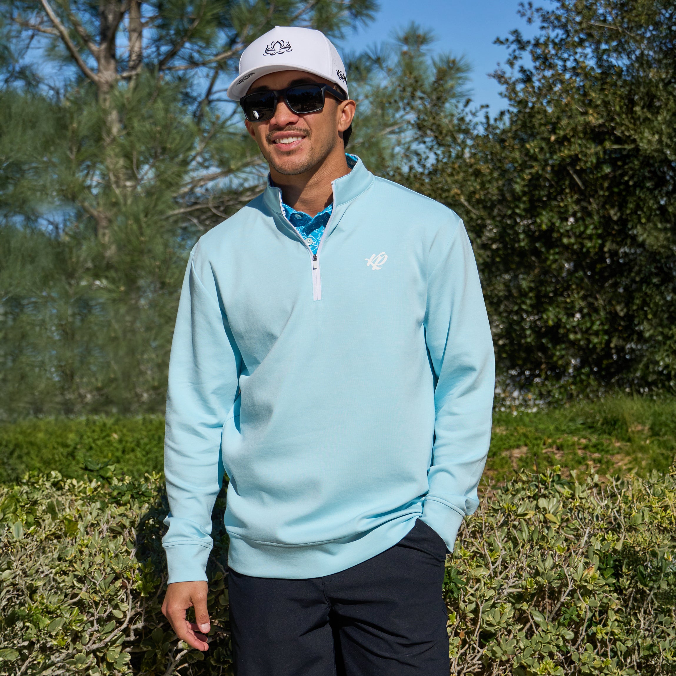 Wavecrest Performance Quarter Zip | Kaipar Clothing | Hawaiian Golf ...